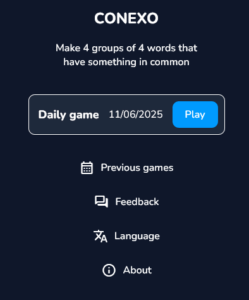 Conexo Answer Today December 7 2025